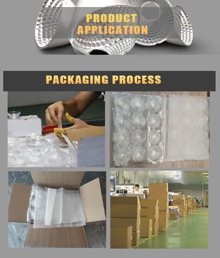 Cob Optical Plastic Material Led Light Diffuser Lens 35mm 30 Degree ...