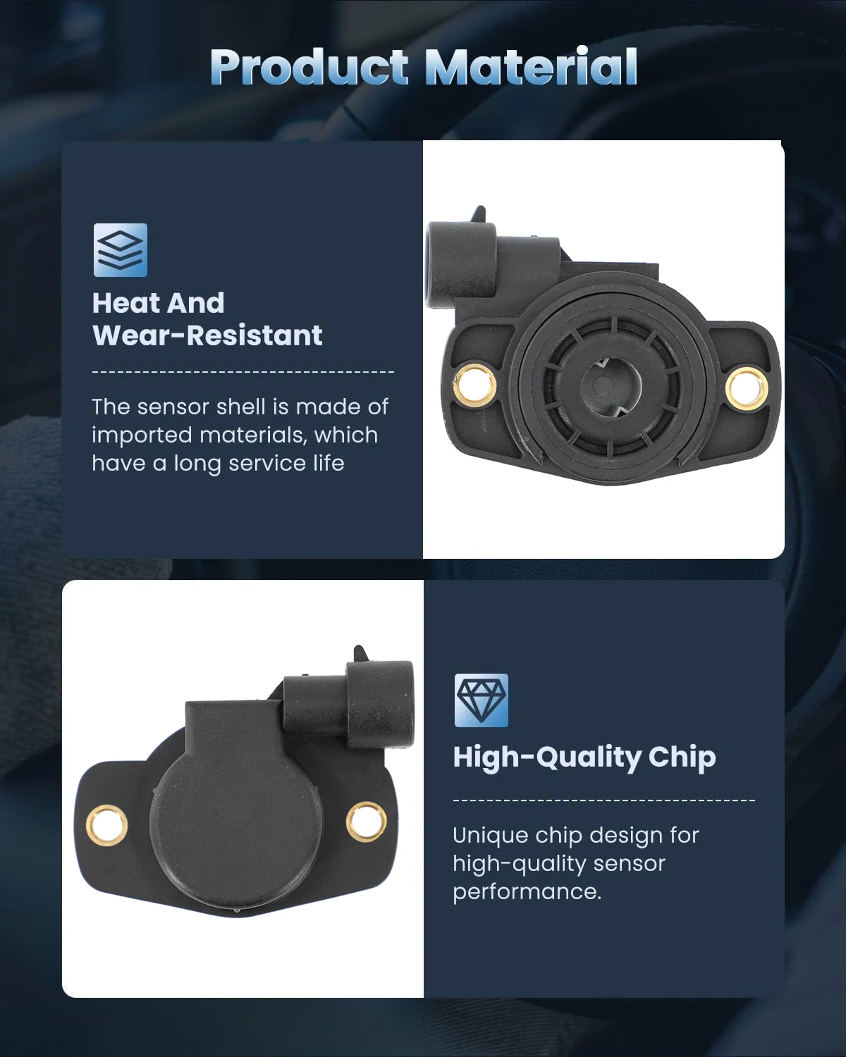 Sorghum Automotive Sensor - Throttle Body Position Sensor