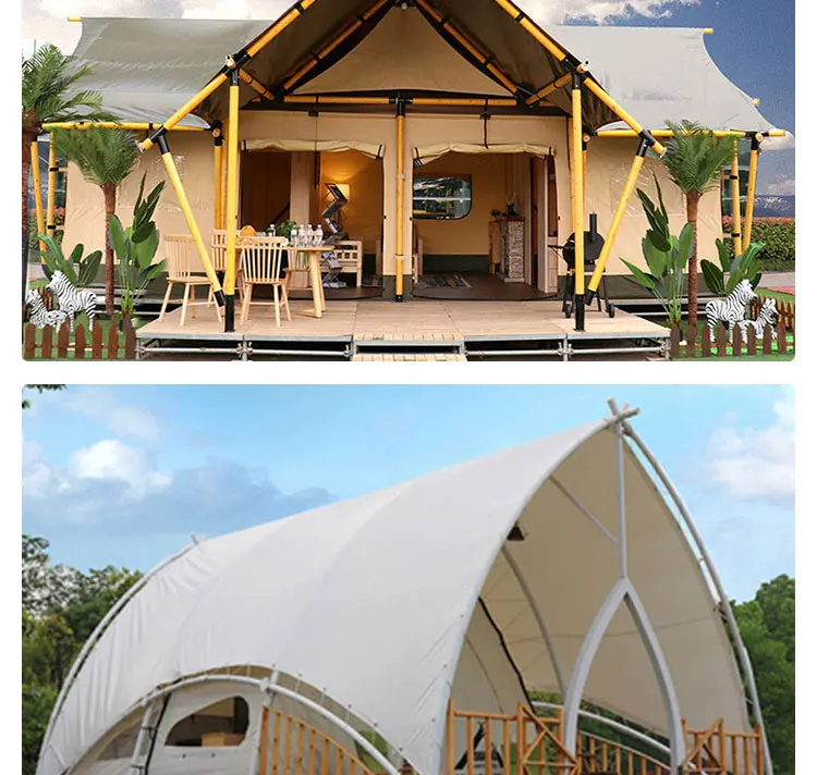 Luxury Pattaya Hotel Glamping Tent Prefabricated Clamping Tent Outdoor ...