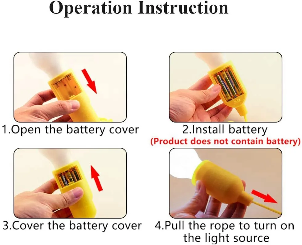 Cheap Price Battery Operated Portable Camping Hanging Mini Colorful LED ...