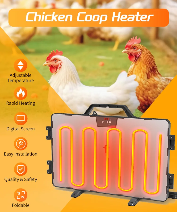 Electric Chicken Heating Plate Fold Chick Brooder Heat Plate for ...