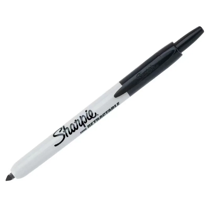 Real Sharpie Retractable Click Permanent Marker Pens 32701