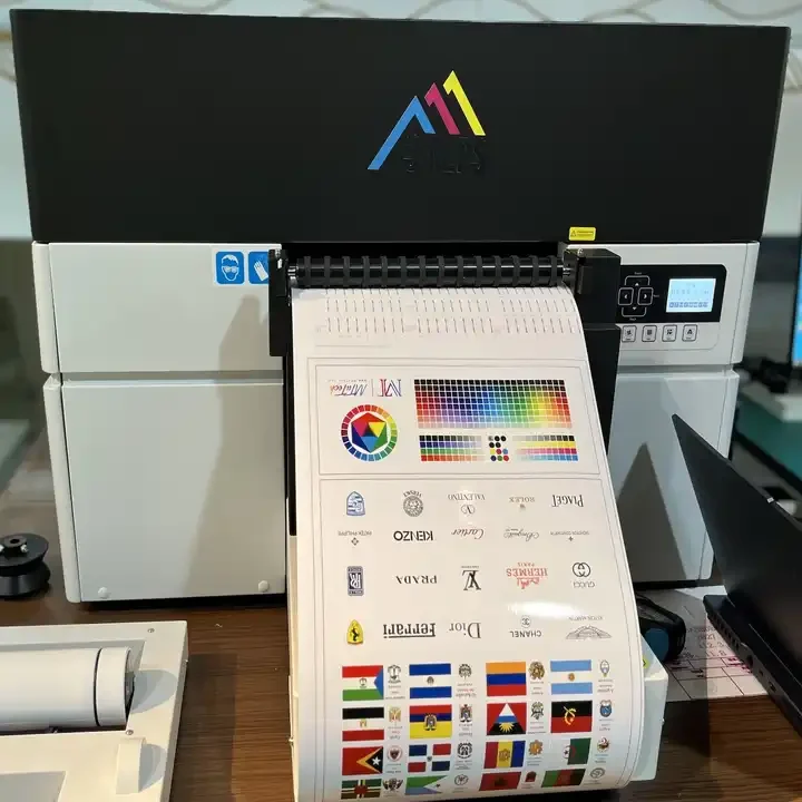 A3 UV Flatbed Printer Digital Inkjet Label Printer Printing for Flat ...