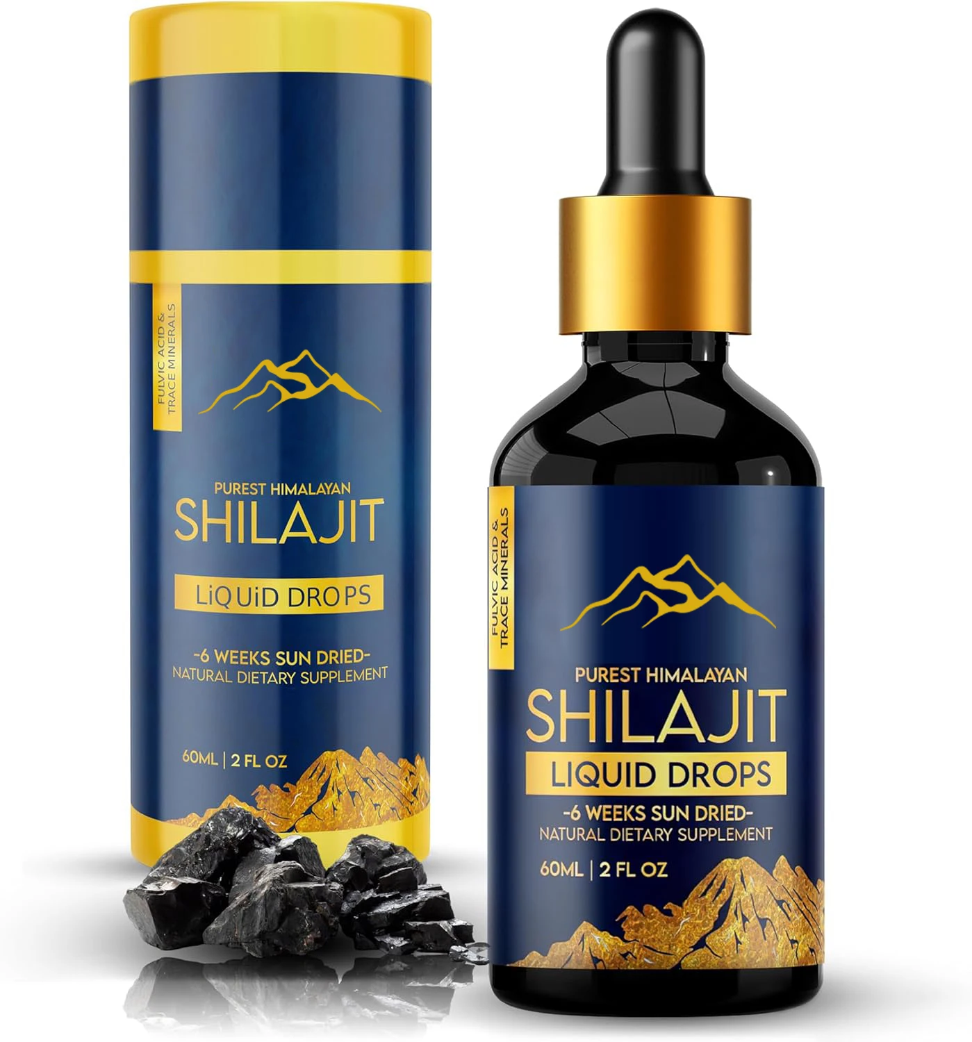 Private Label Best Pure Himalayan Shilajit Liquid Drops Shilajit Resin ...