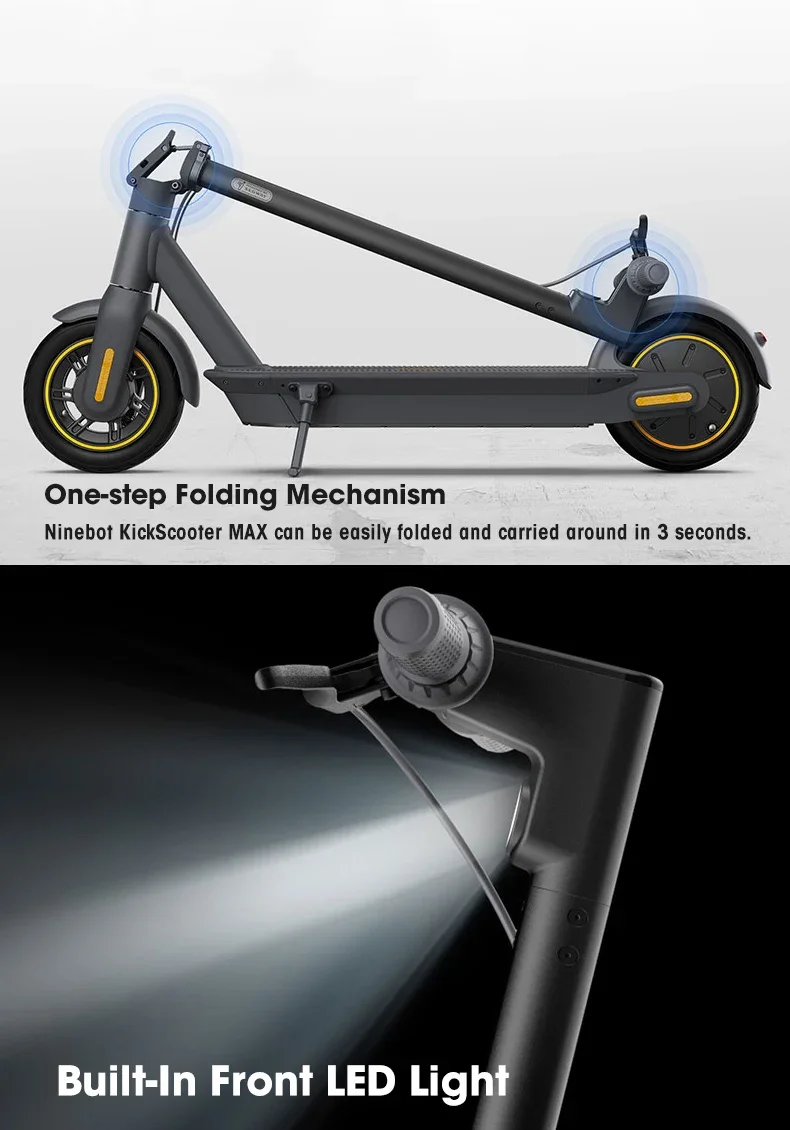 Nine Bot E-scooter Max G30p 36v Electric Scooter Fixed Speed 30km/h Top ...
