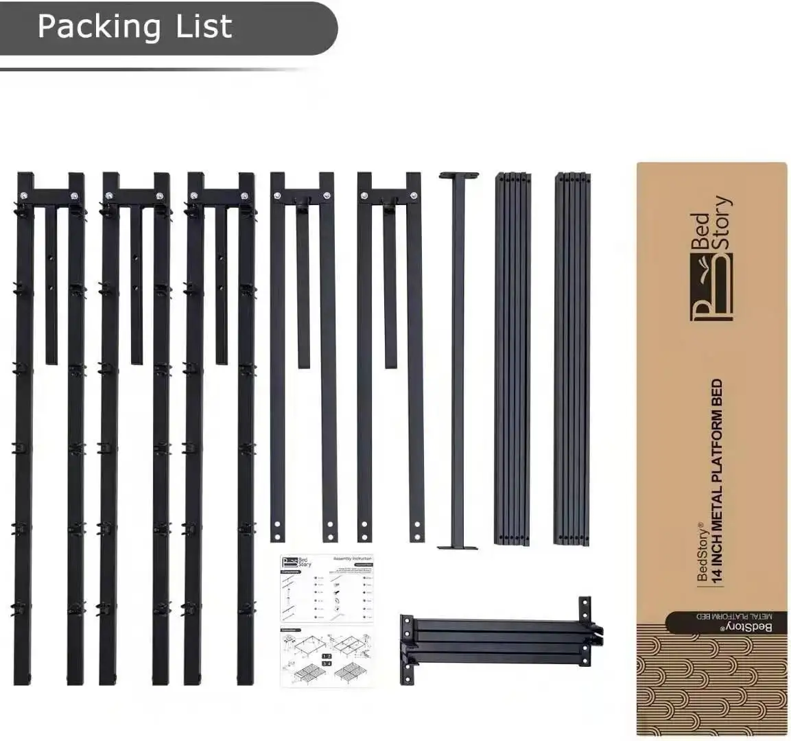 Steel Bed Frame Metal Slats - Buy Metal Queen Bed Slats,Adjustable Bed ...