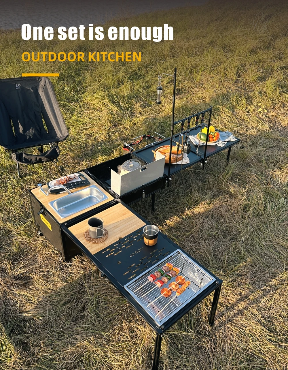 Jason Camping Aluminum Folding Portable Picnic Table