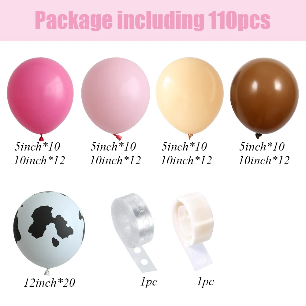 Girls Birthday Baby Shower Party Decoration Cow Farmland Theme Party ...