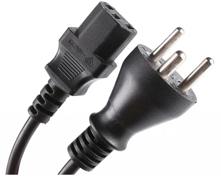 Danish Power Cords - Reliable 3 Pin Plugs for Computers
