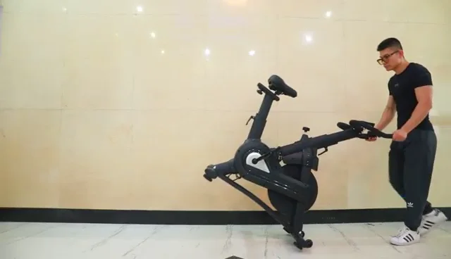 2024 Home Magnetic Resistance Folded Spin Bike Indoor Smart Stationary ...