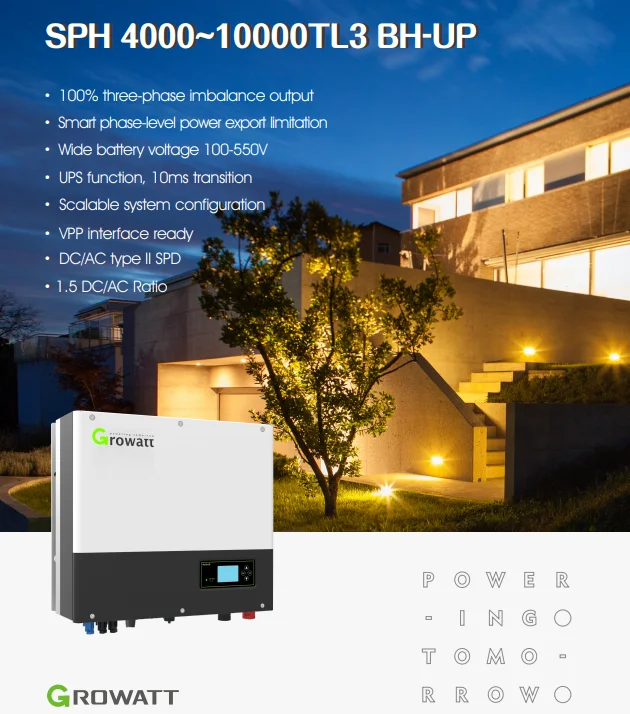 Growatt Sph 4000-10000tl3 Bh-up Three Phase 230v Hybrid Growatt Inverter - Buy Growatt Hybrid ...