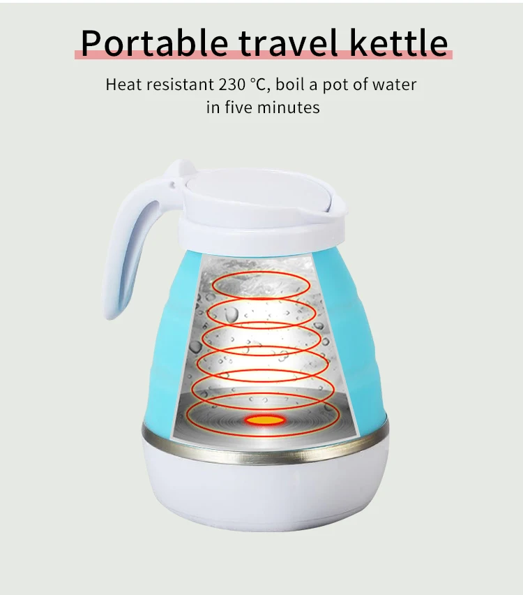 Retractable Temperature Adjustment Portable Folding Kettle Mini Outdoor ...