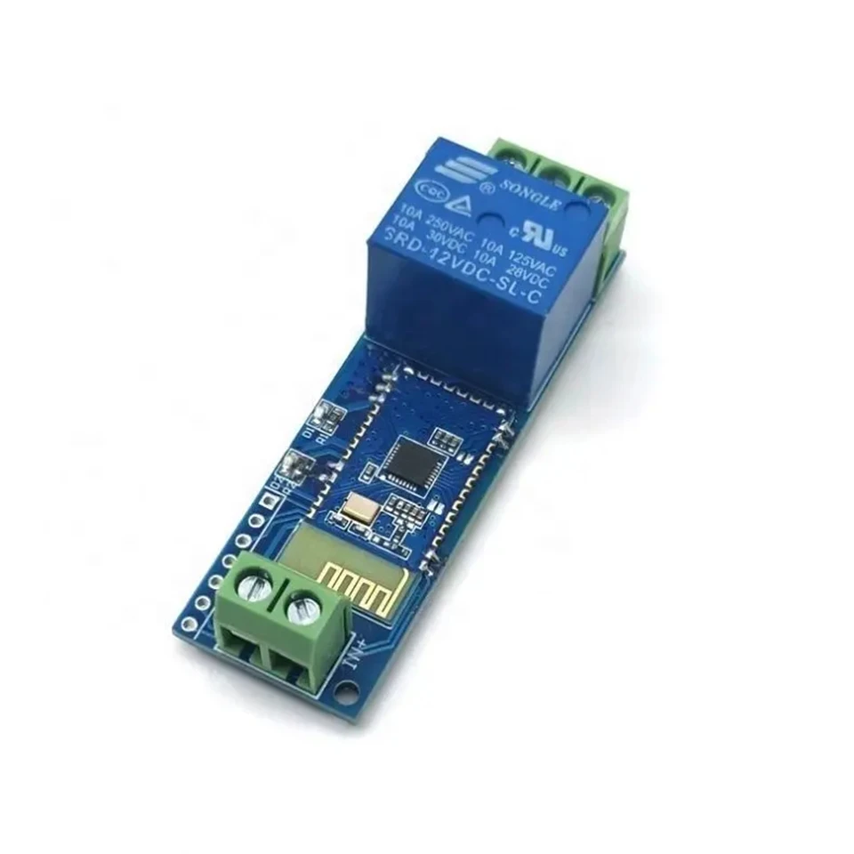 Taidacent Single Channel 12V 10A Relay Switch Module Mobile Phone ...