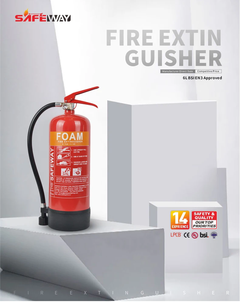 2023 Foam Fire Extinguisher New 6l Fire Extinguisher Factory Direct ...