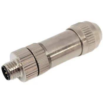 Screw Clamp Terminal Shielding Via Iris Spring Connection 12 Mbps M12 3 ...