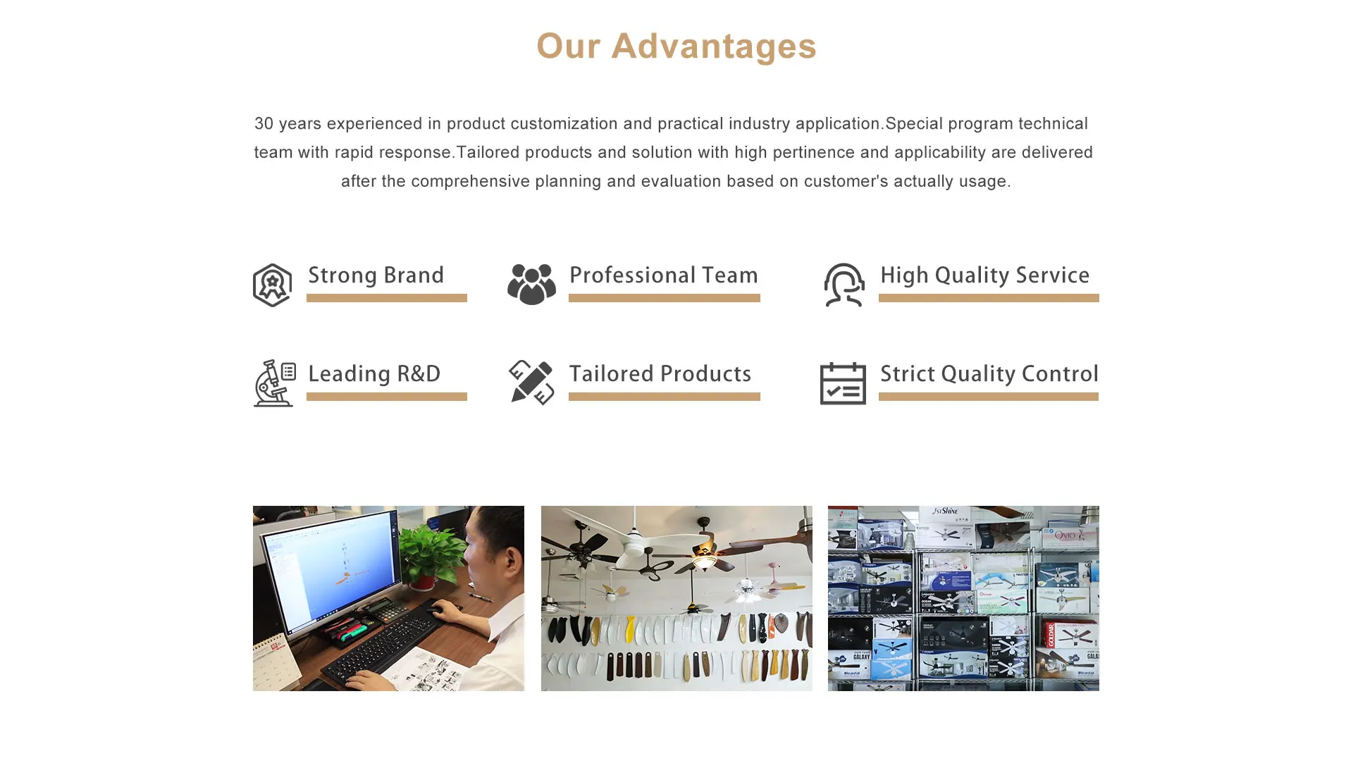 Zhongshan Weiyu Electric Appliance Co., Ltd. - LED CEILING FAN ...
