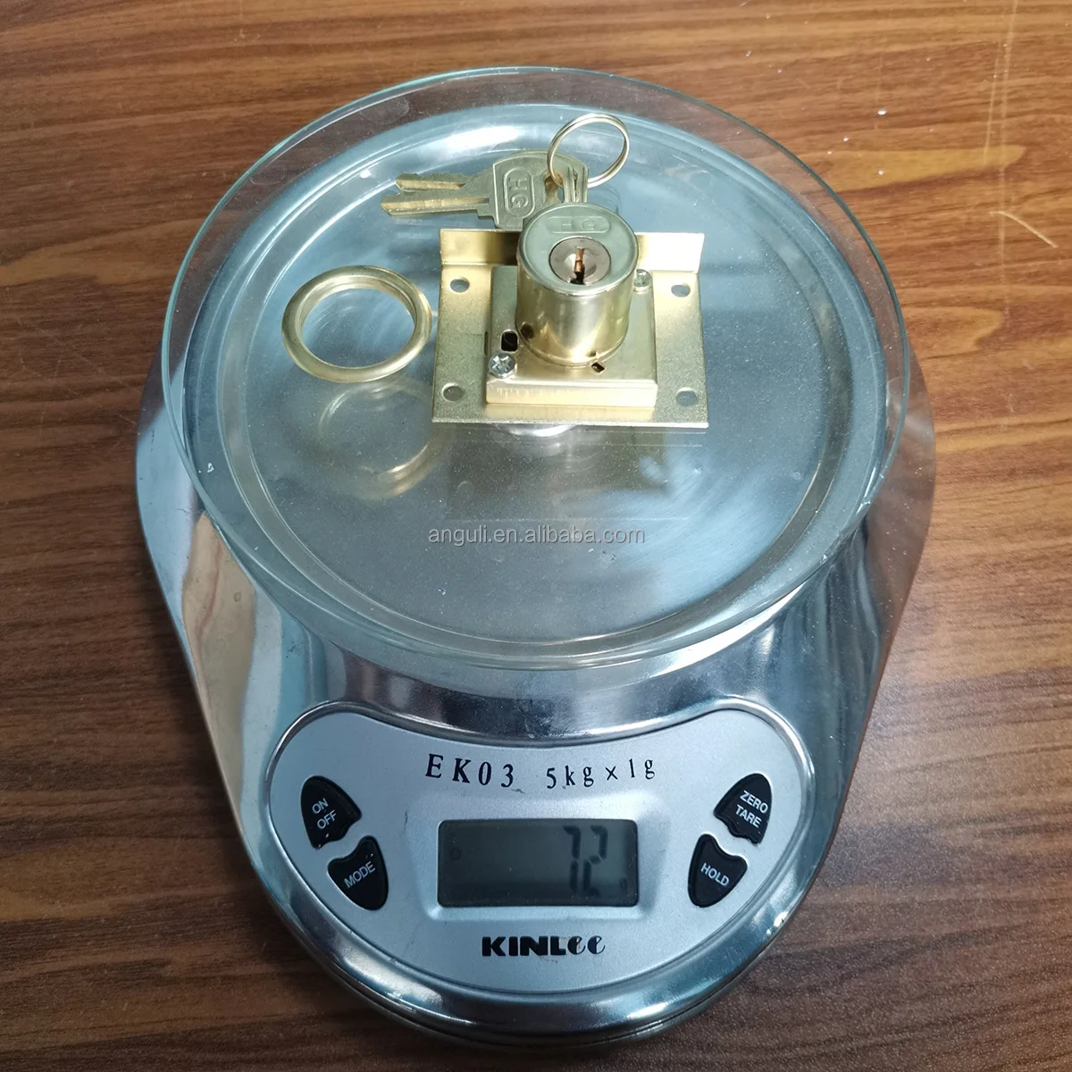 Iron Material Gold Color 808 Drawer Lock - Secure & Stylish