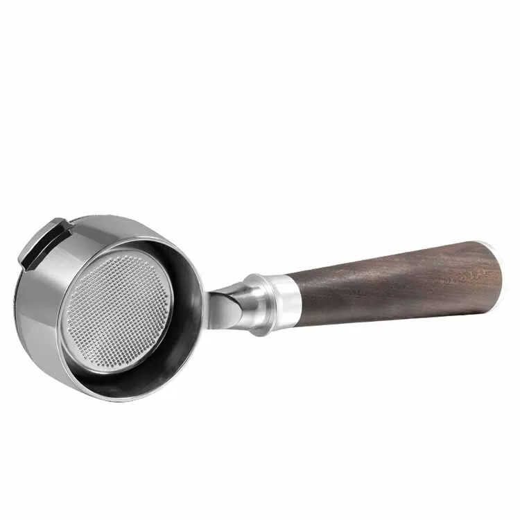 Barista Tools 58mm Gaggia Bottomless Coffee Portafilter Wood Handle Sus ...