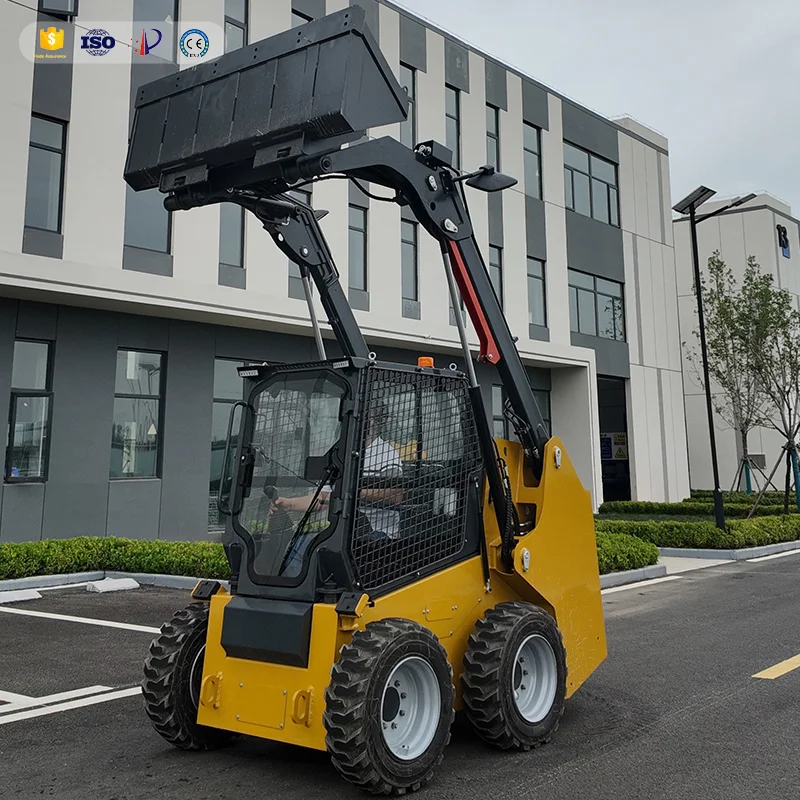 Chinese Diesel Crawler Skid Steer Loader 850kg with Engine and Gearbox ...