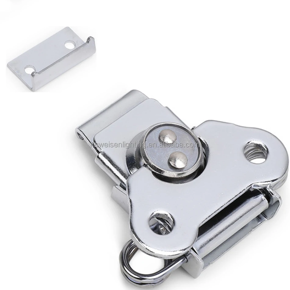 Metal Iron Spring Loaded Butterfly Twist Toggle Latch Medium Keep Clamp ...