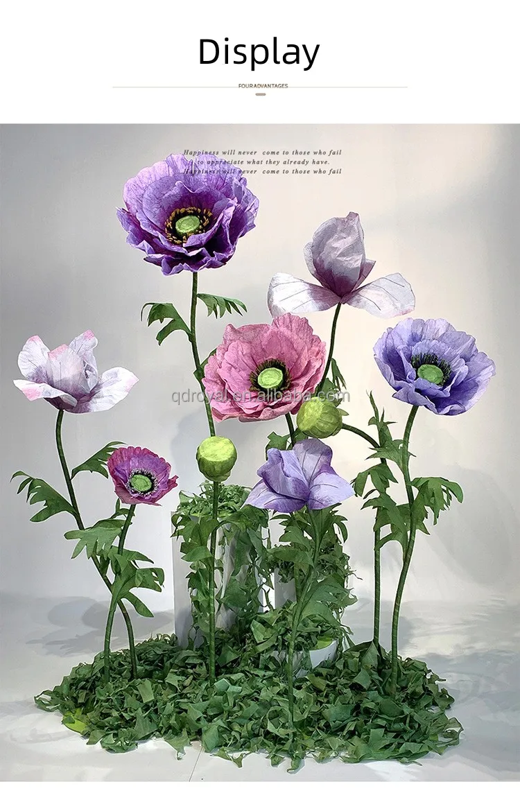 Artificial Paper Giant Flowers for Wedding Event Decoration | Large ...