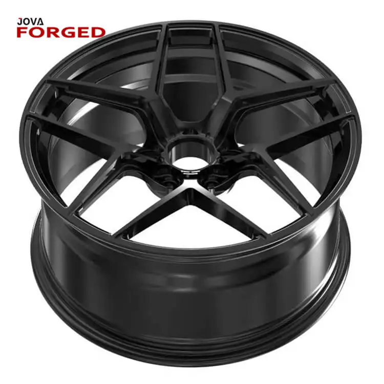 Glossy Black Alloy Wheels 19 Inch 5x112 - Import Racing Rims