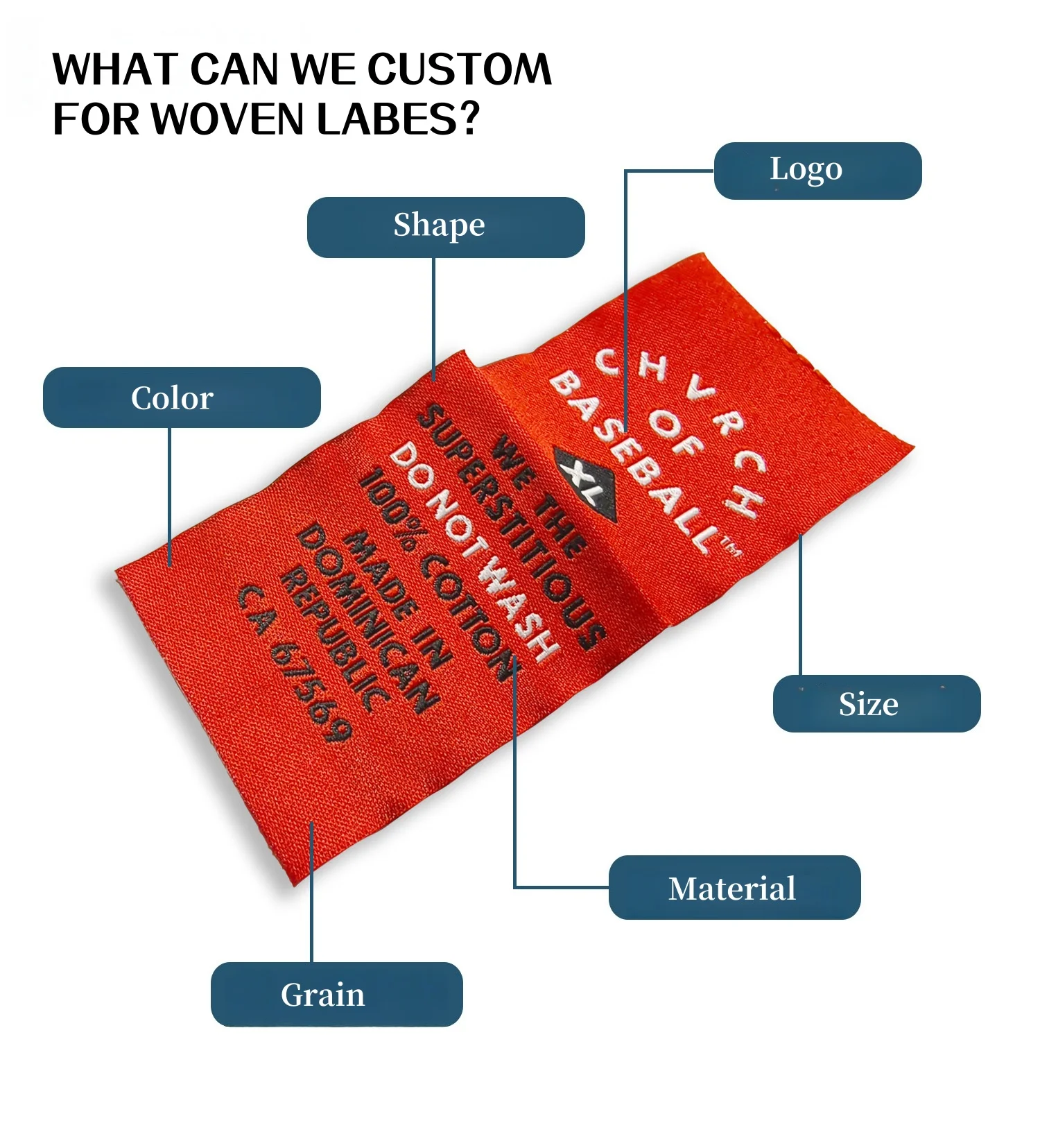 Écusson avec logo personnalisé Insigne de design de mode Écusson tissé ...