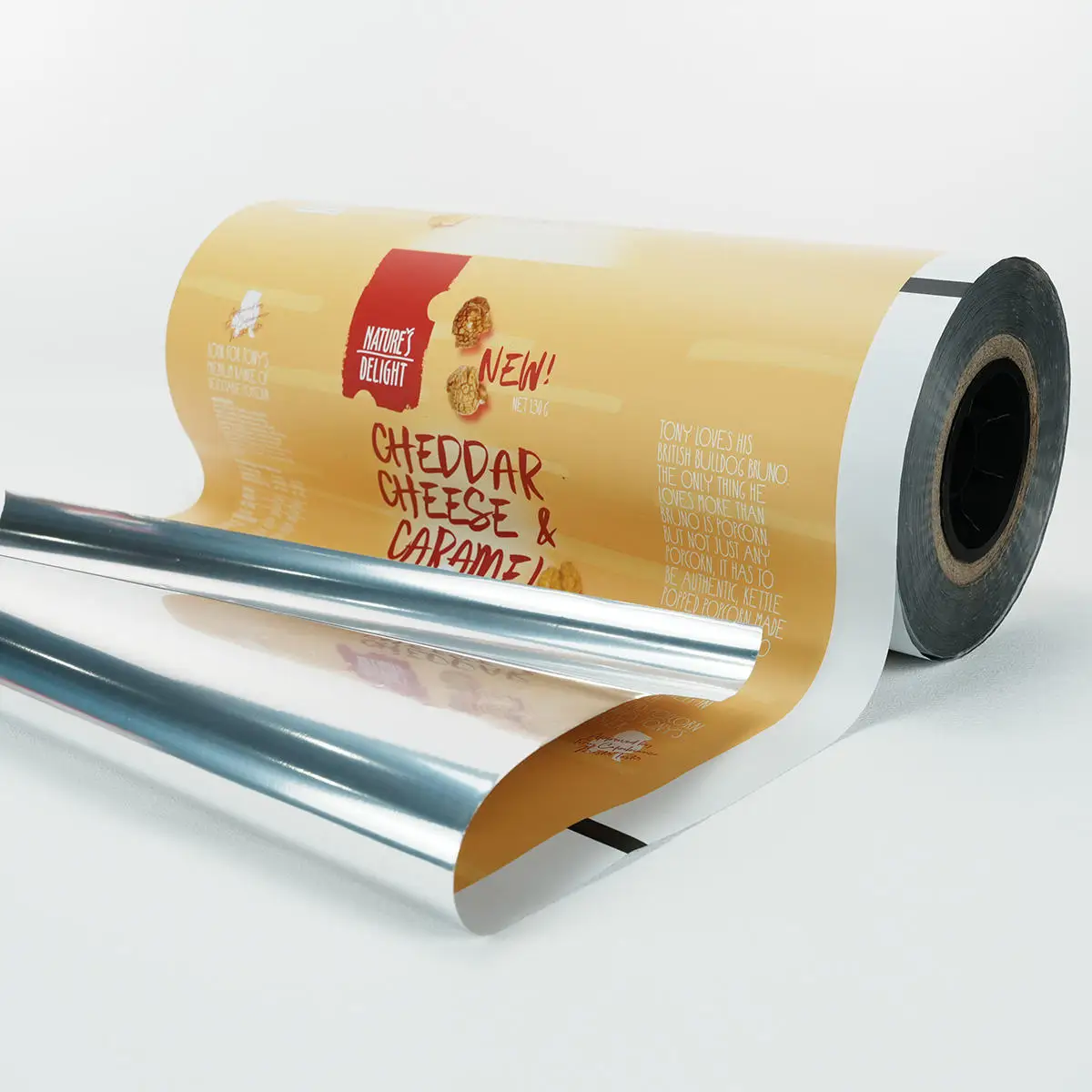 Food Packing Film Bag Pe Pet Plastic Film Rolls For Coffee Chocolate ...