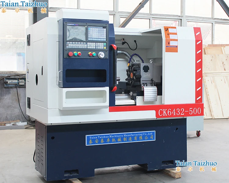 CK6432 CNC Lathe Machine with Bar Feeder - Precision & Efficiency