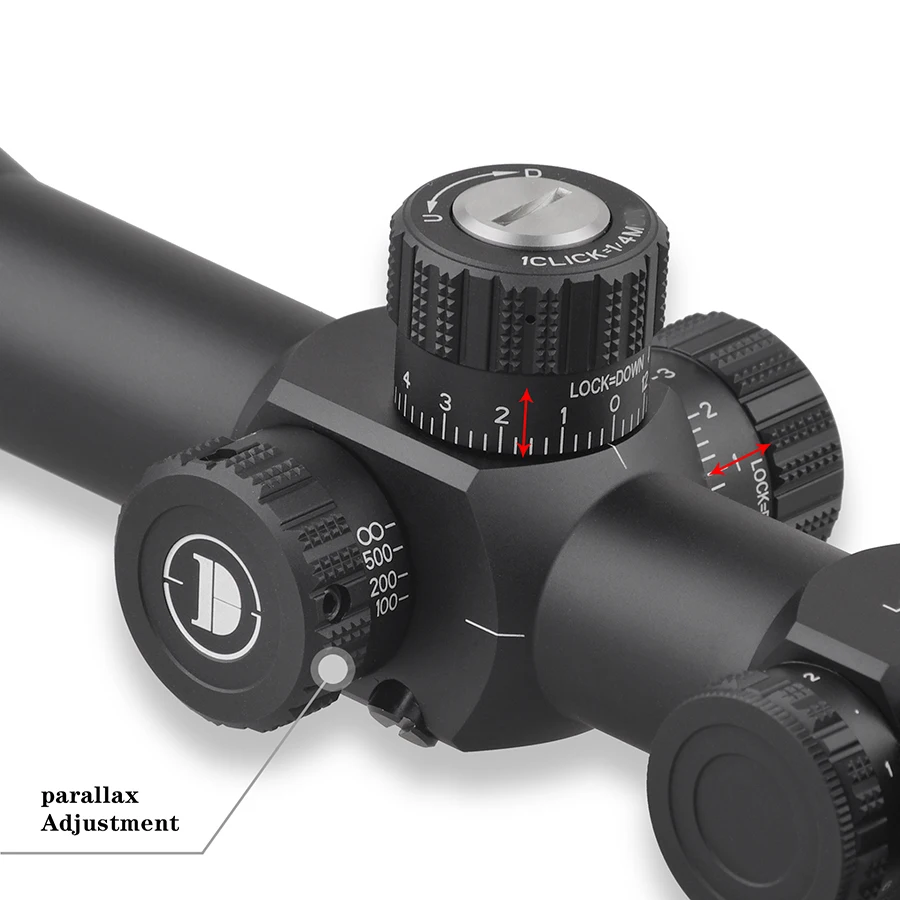Discovery Optics HS 6-24X44IR FFP Ultra Short Scope for Hunting