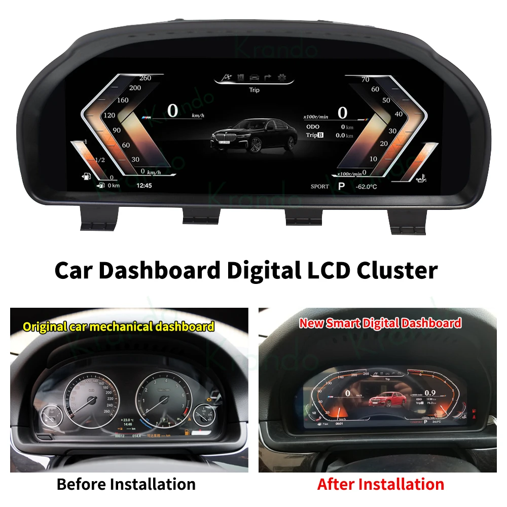 Krando 12.3" Lcd Speedometer For Bmw 6 Series F06 F12 F13 2010 - 2017 ...