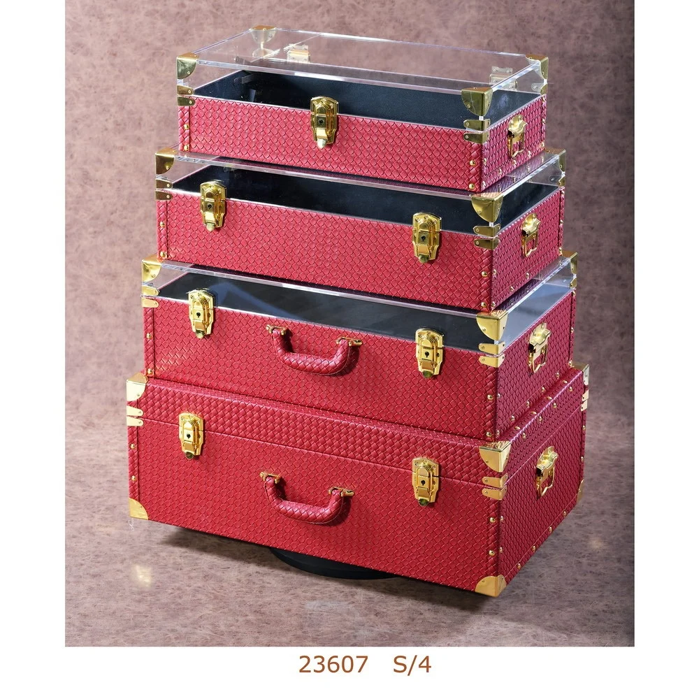 Luxury Leather and Acrylic Box - Perfect for Display Storage