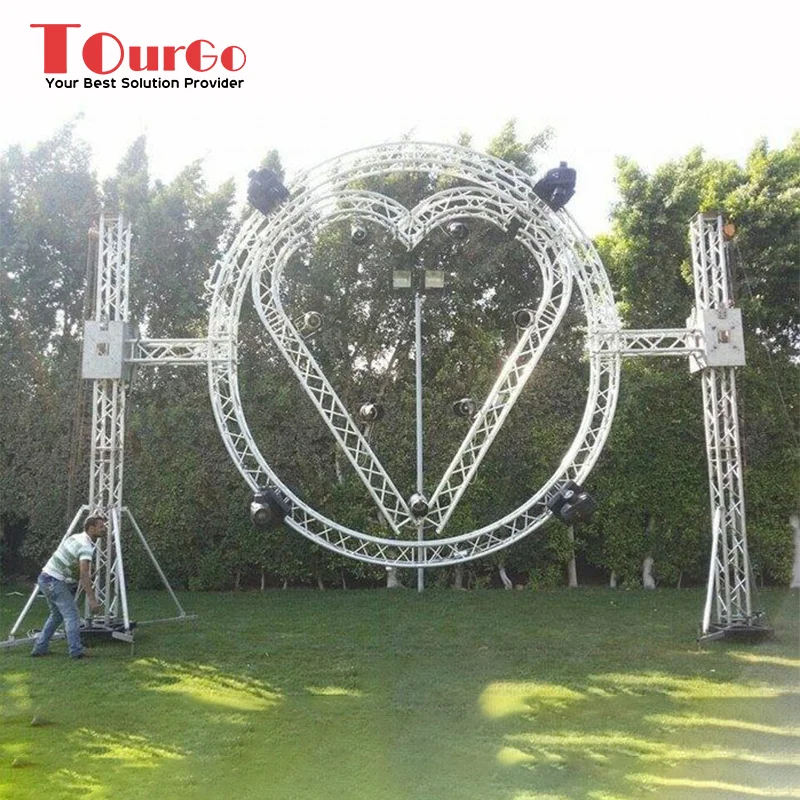 Tourgo Aluminum Stage Backdrop Background Truss For Wedding - Buy ...