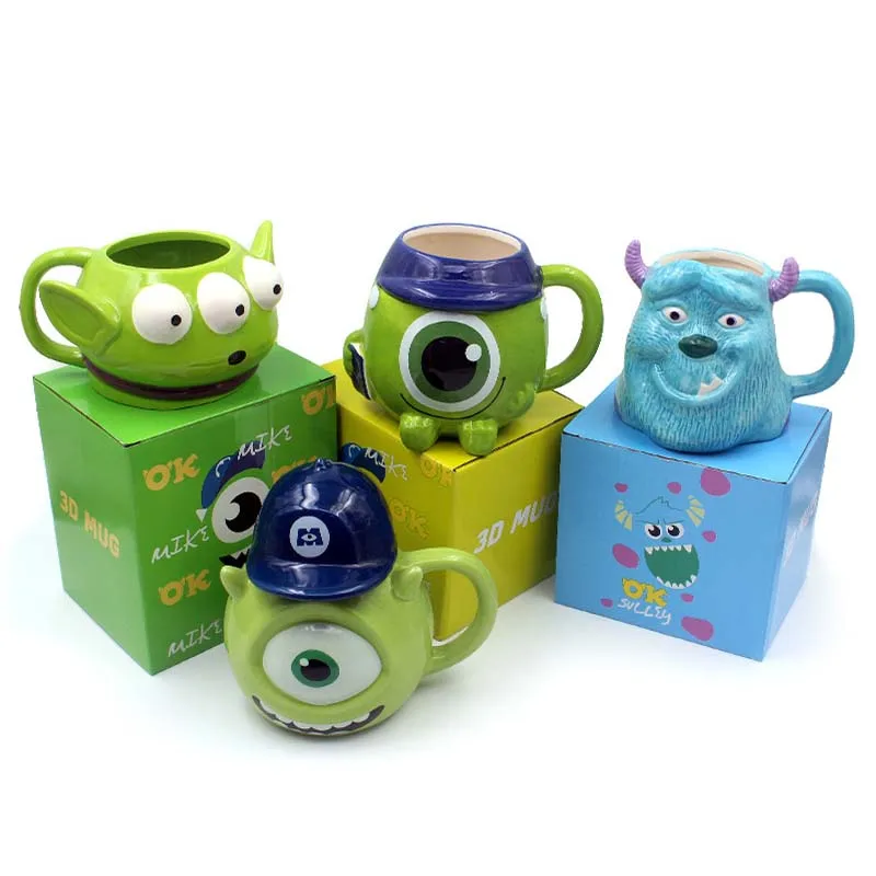 Cute 3d Unique Ceramic Mug Customization Ceramic Monsters University ...