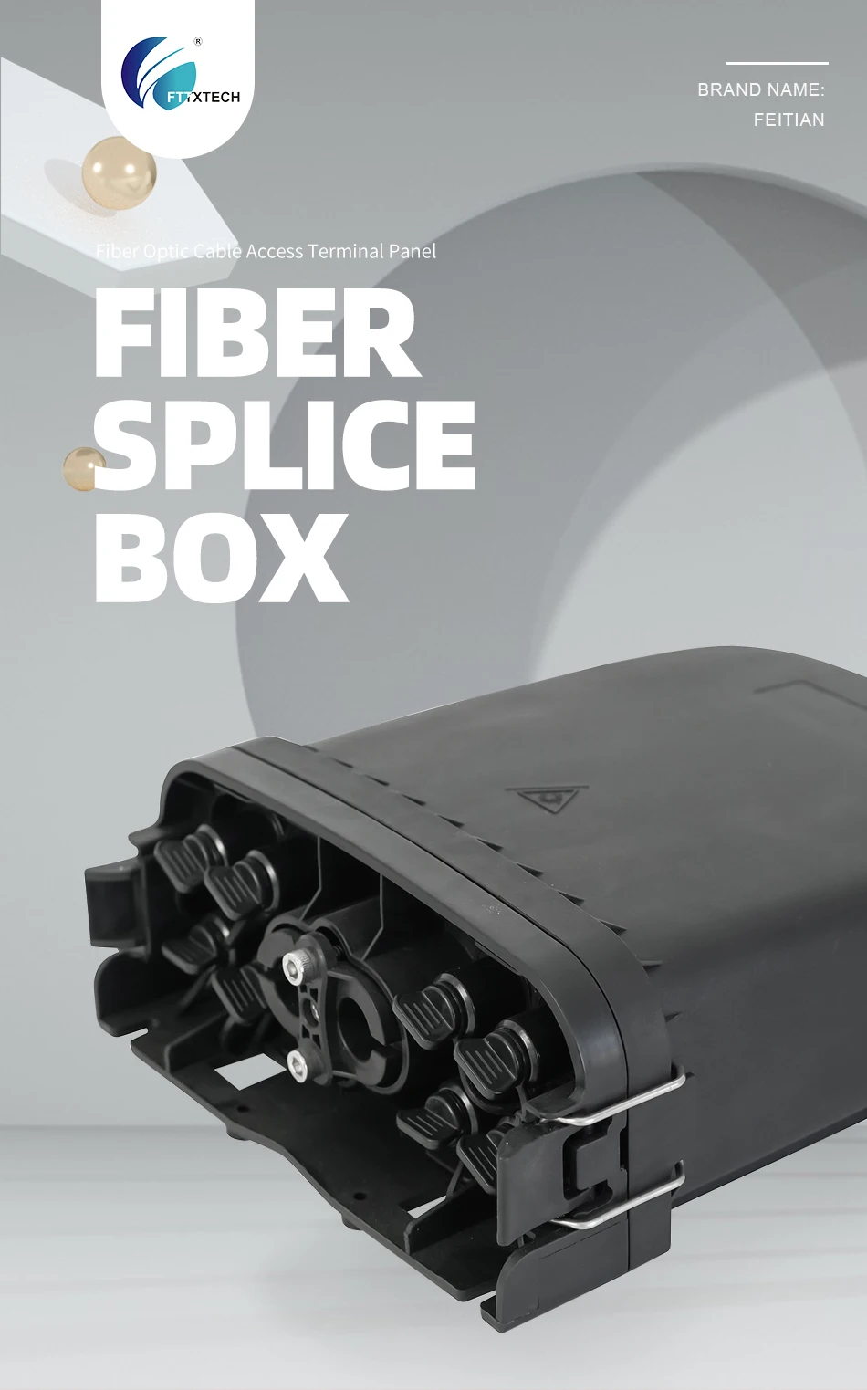 Feitian Joint Closure Fiber Optic Splice Tray Prewired Box Led ...