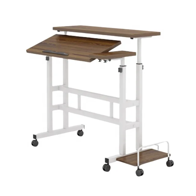 Mobile Lifting and Folding Write Table Desk Furniture Modern Office ...