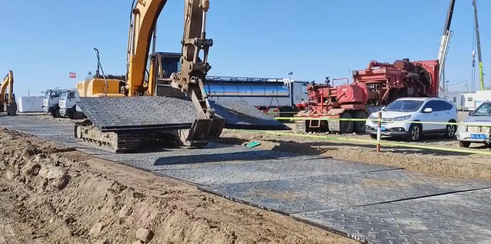 Heavy Duty Overlapping Edges Uhmwpe Ground Mats Ground Solution Access ...