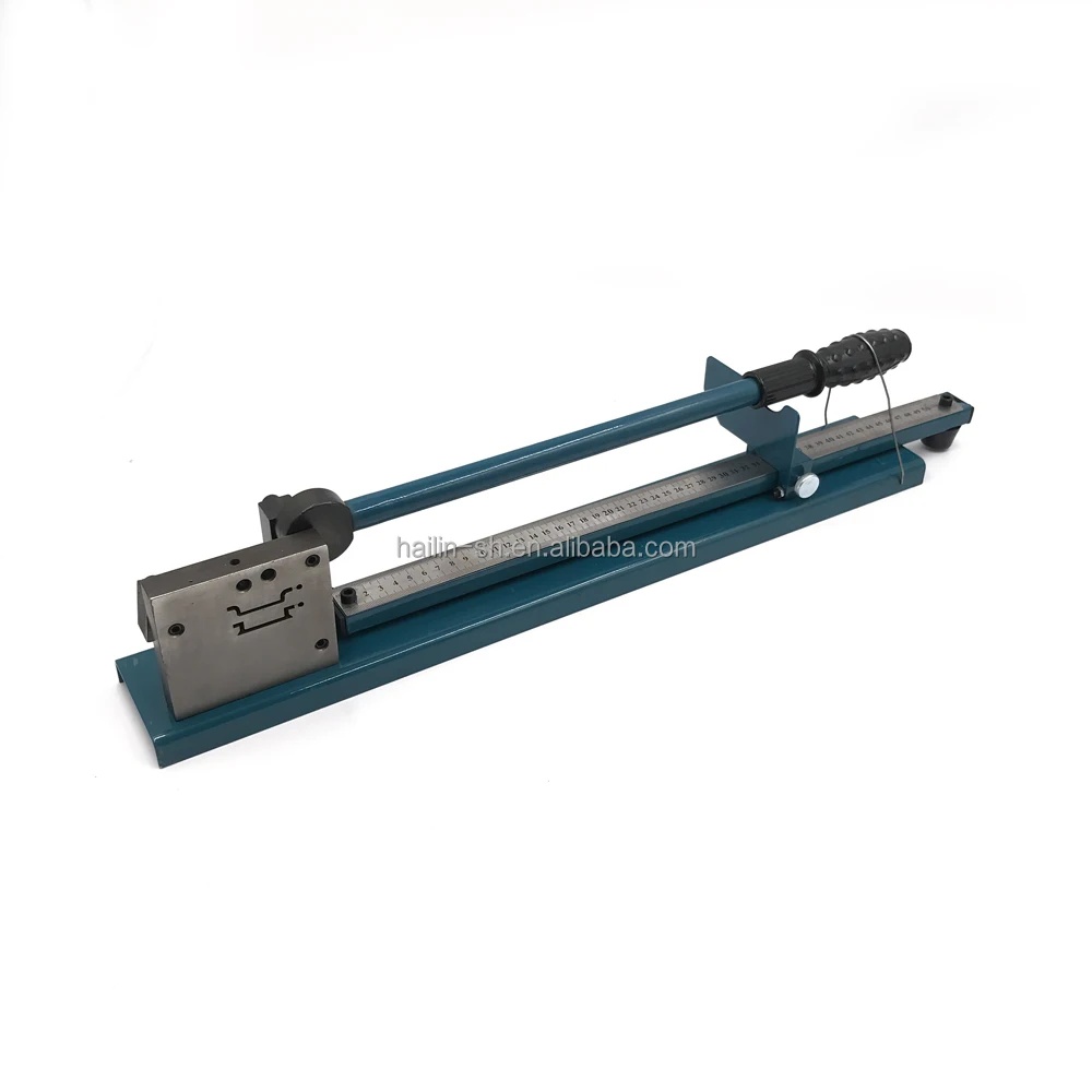 Manual Din Rail Cutter Tools Bench Top DC-35SA Al Trunking Cutting Machine