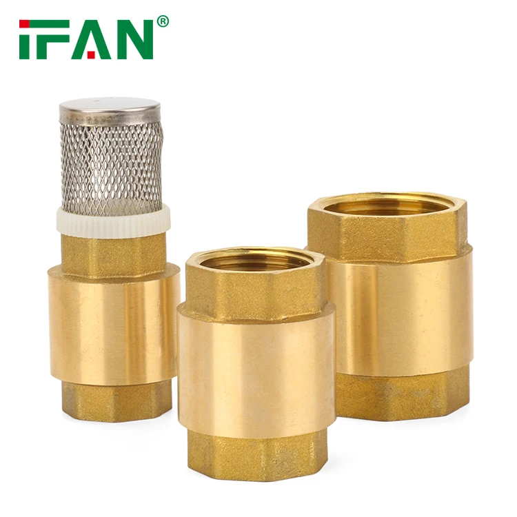 Ifan Full Types Brass Filter Valve Golden Color Spring No Returun ...