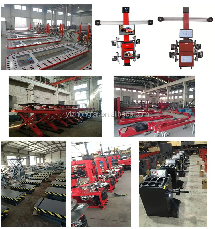 Four Post Car Lift And 3d Wheel Alignment Machine For Sale - Buy 4 Post ...