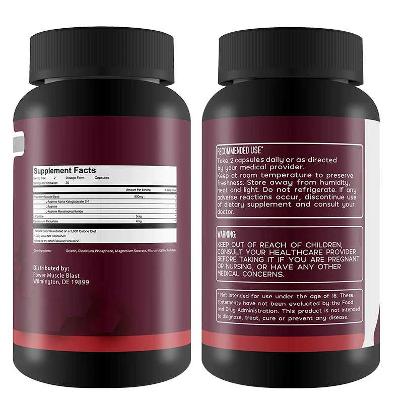 OEM High Quality Muscle Booster Capsules for Men & Women