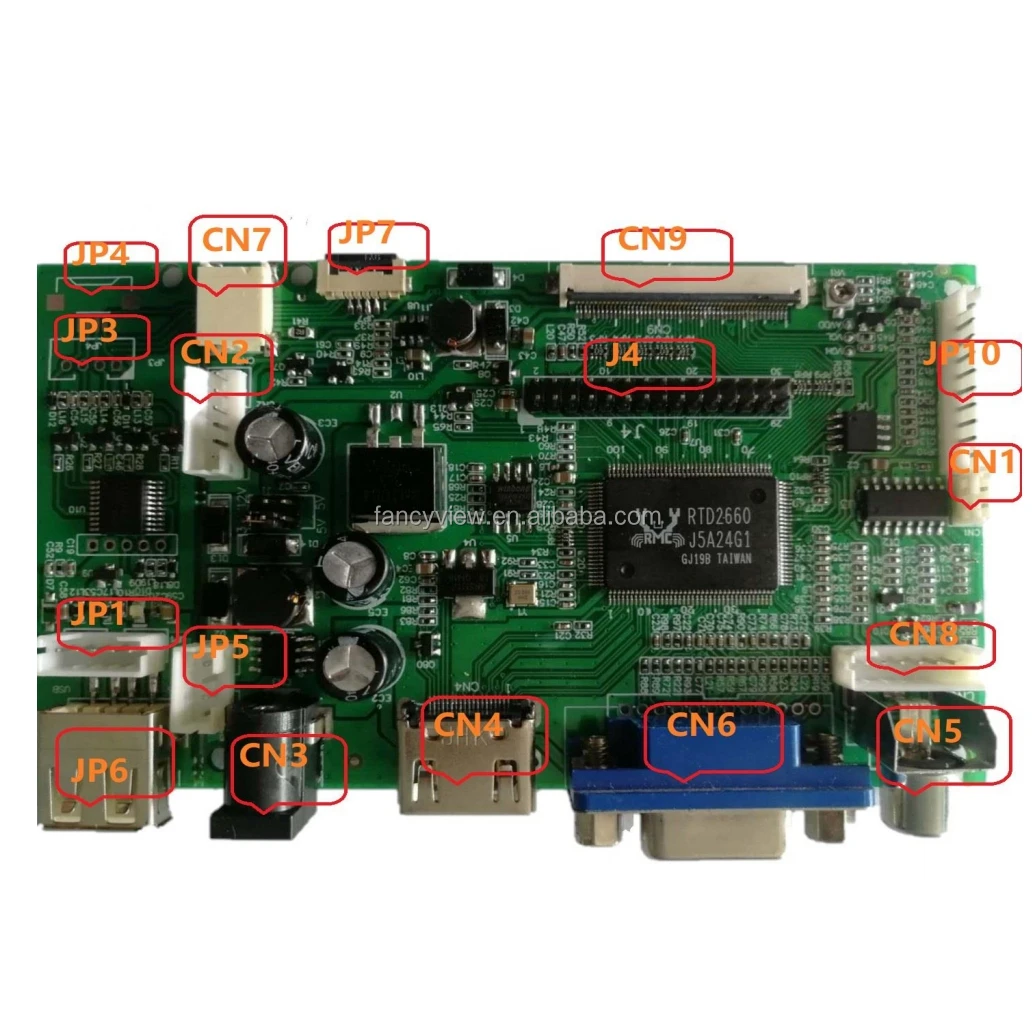 Hd-mi Vga Port Input Lcd Driver Board Universal Lcd Driver Panel - Buy ...