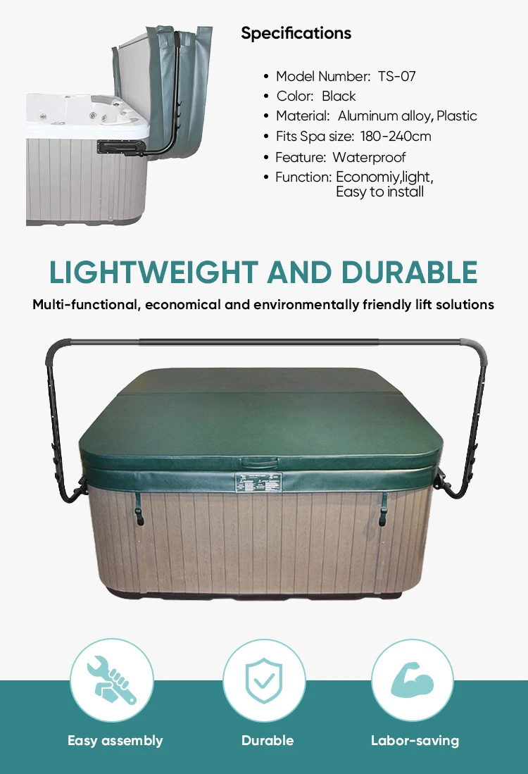 Immer Modern Plastic Spa Cover Lifter-High Quality Waterproof Outdoor ...