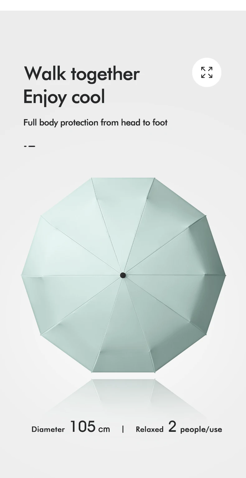 Large Windproof & Rainproof Umbrella - Perfect Business Gift