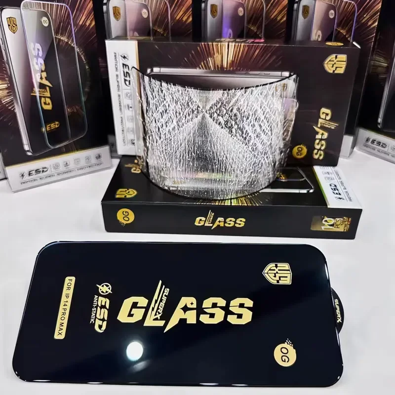 New OG Glass ESD Super Big Arc Anti Static Screen Glass for iphone 14 ...