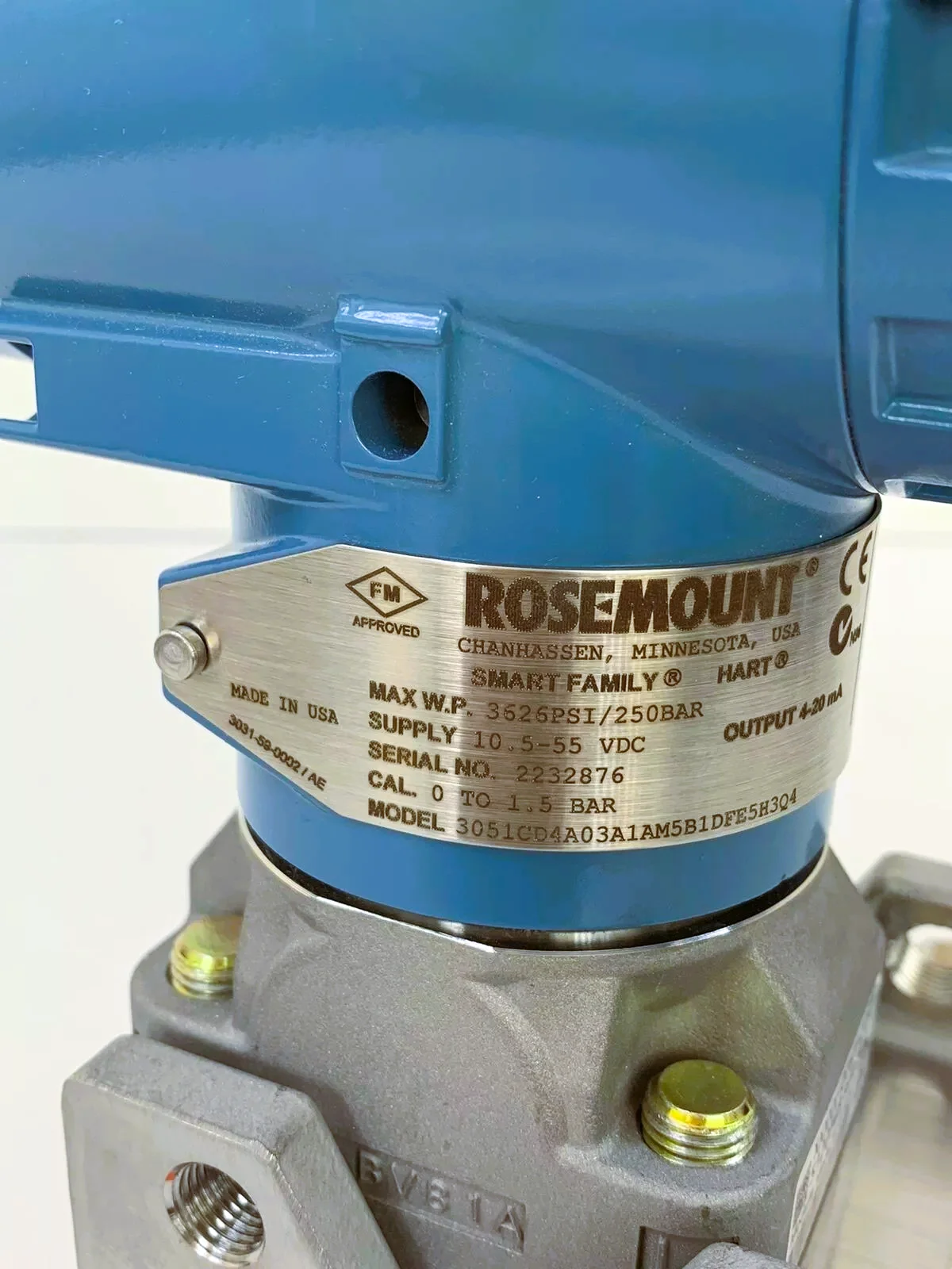 Original Rosemount 3051CD Differential Pressure Transmitter 4-20mA ...