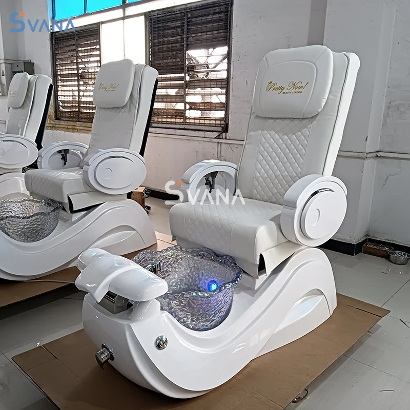 Luxury Beauty Salon Furniture Reclining Pipeless Whirlpool Foot Spa ...