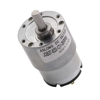 High Torque 12v Mini Dc Motor Jgb37-520 Electric Dc Motor 200 Rpm Small ...