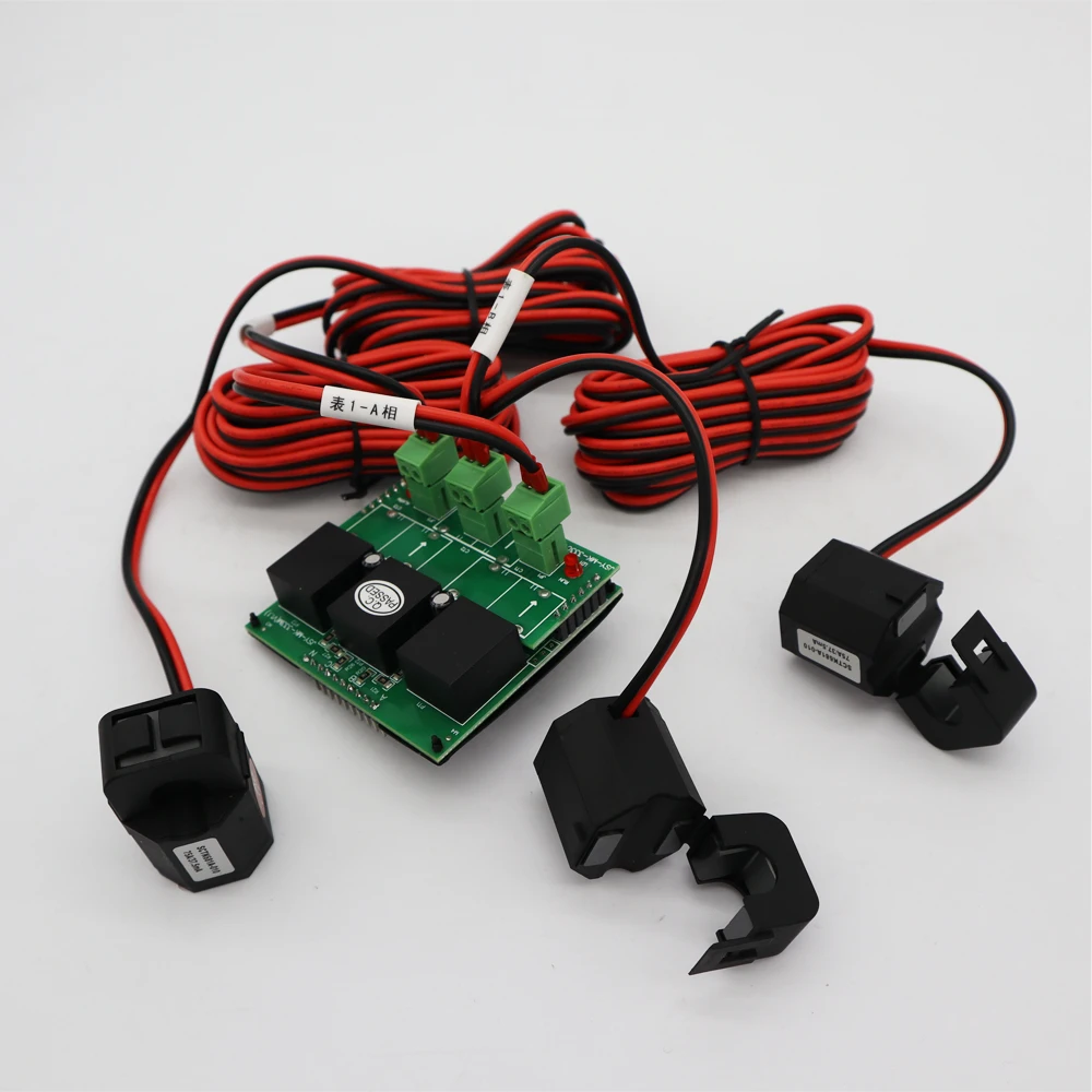 Three-Phase Power Metering Module 30A Open CTs RS485 TTL Bidirectional ...