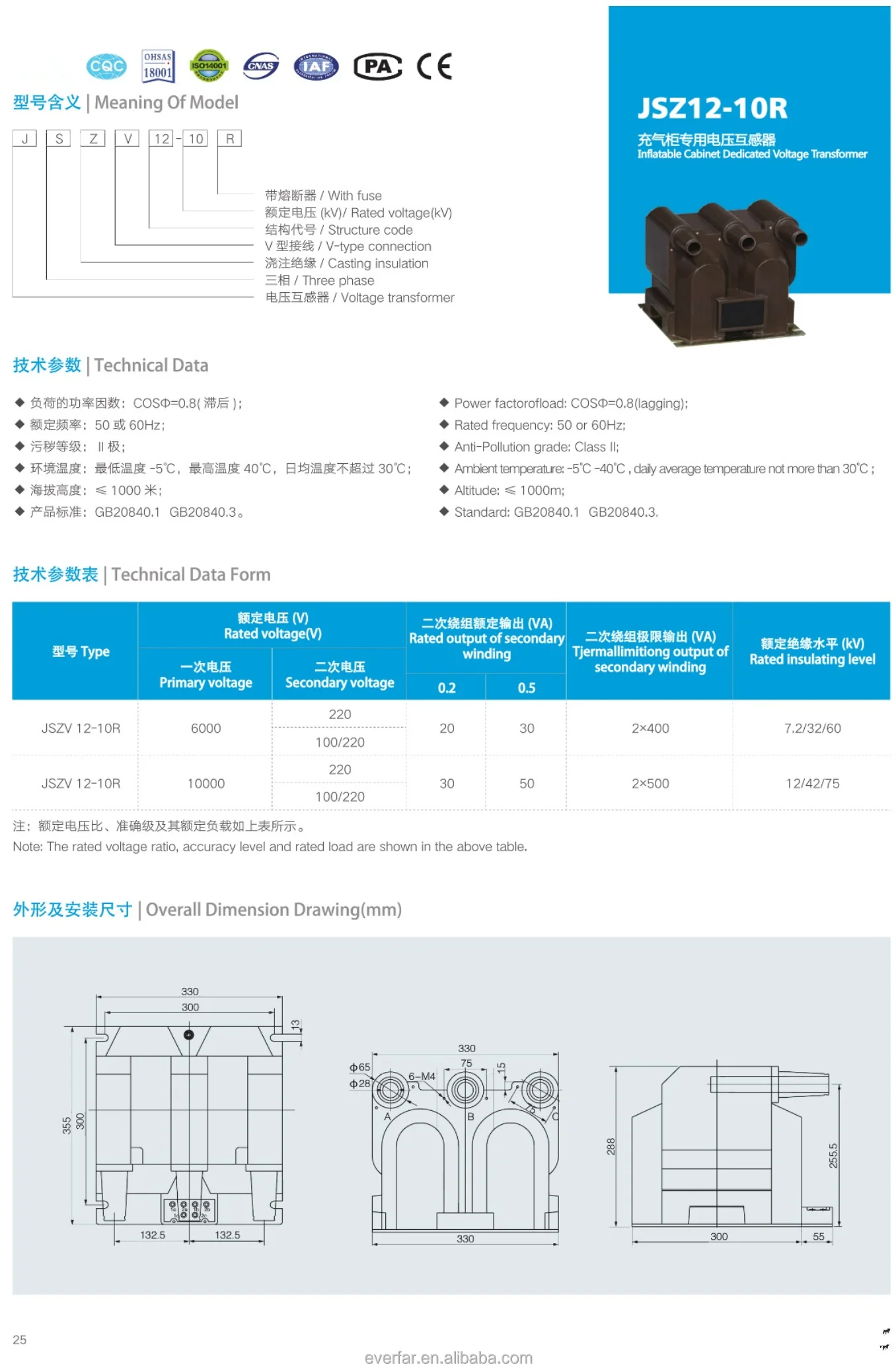 JDZ10-10 RZL-10 Inflatable Cabinet Dedicated Open 50 60 Hz 10 Kv Voltage Transformer| Alibaba.com